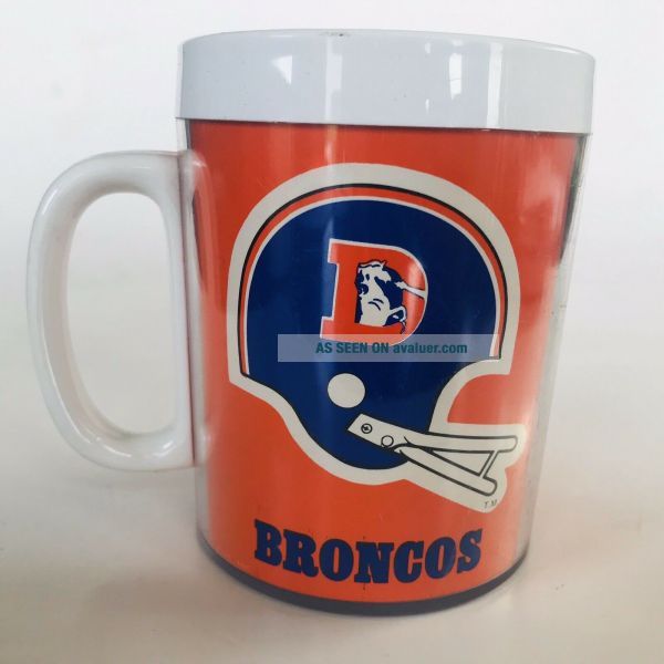 Vintage Denver Broncos NFL Thermo Serv Coffee Mug | #29732216