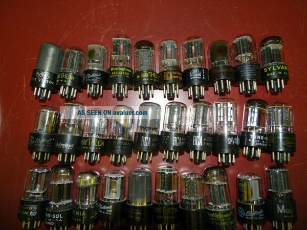 Group Of 50 6SN7GT Radio/Audio Tubes For Amplifiers, Preamplifiers ...