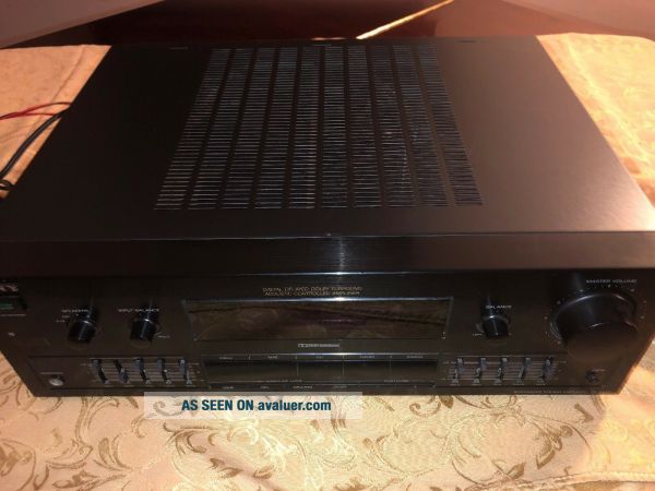 Sony TA - AV411 Integrated Amplifier With S Band Graphic Equalizer ...