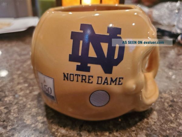 University Of Notre Dame Fighting Irish 150th Anniversary Football Mug ...