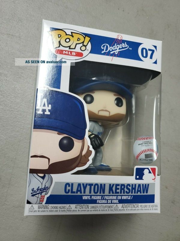Funko Pop Clayton Kershaw Los Angeles Dodgers 07 Vinyl Figure | #29782427