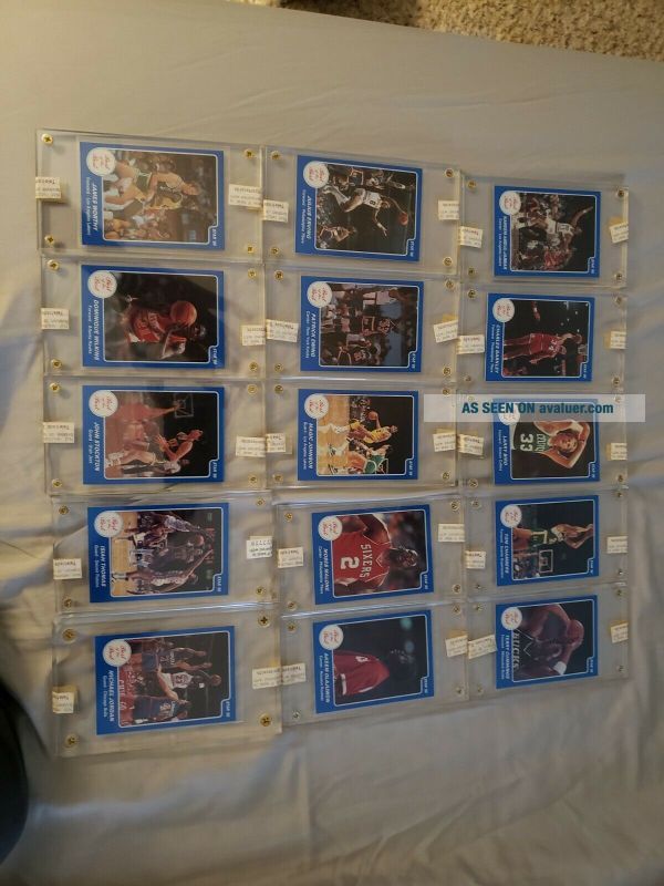 1986 STAR BASKETBALL BEST OF THE BEST JORDAN MAGIC KAREEM COMPLETE SET ...