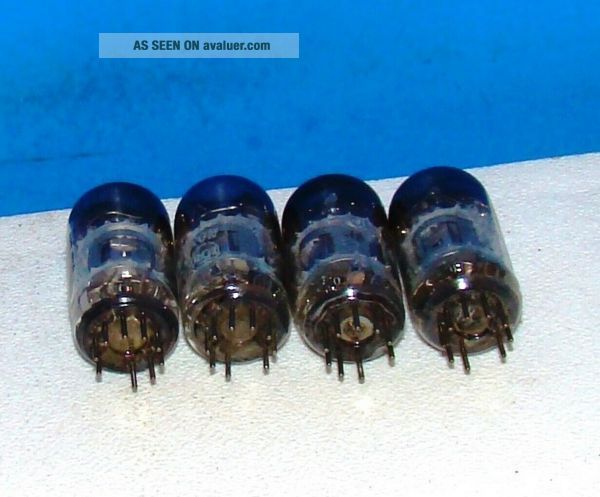 6U8 GE Guitar Amplifier Vintage Radio Audio Vacuum Tubes 4 Valves 6U8A ...