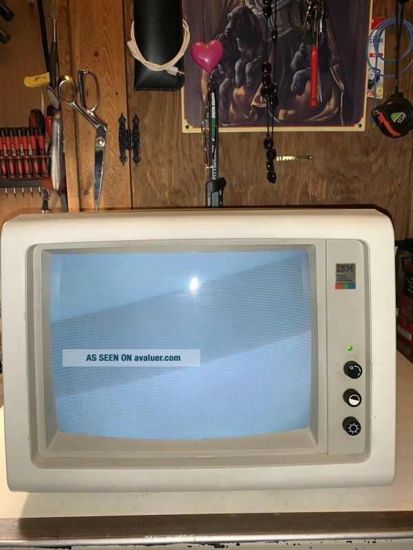 IBM 5153 Personal Computer Color Display CRT Monitor Vintage XT AT ...