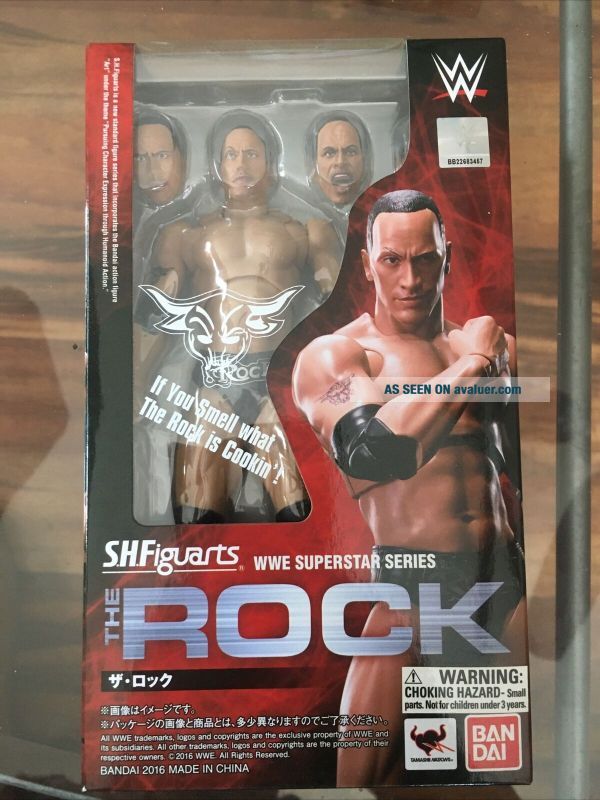 THE ROCK WWE SUPERSTAR SERIES SH FIGUARTS BANDAI TAMASHII NATIONS ...