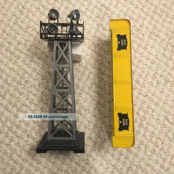 Marx Railroad Searchlight Tower & Rock Island Girder Bridge | #39252649