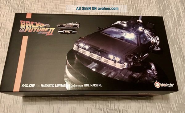 KIDS LOGIC BACK TO THE FUTURE II LEVITATING MAGNETIC DELOREAN BTTF RARE ...