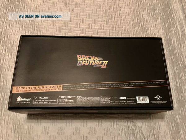 KIDS LOGIC BACK TO THE FUTURE II LEVITATING MAGNETIC DELOREAN BTTF RARE ...