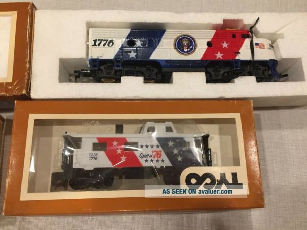 Tyco HO Spirit Of ' 76 Diesel Powered Commemorative Loco. , Dummy And ...