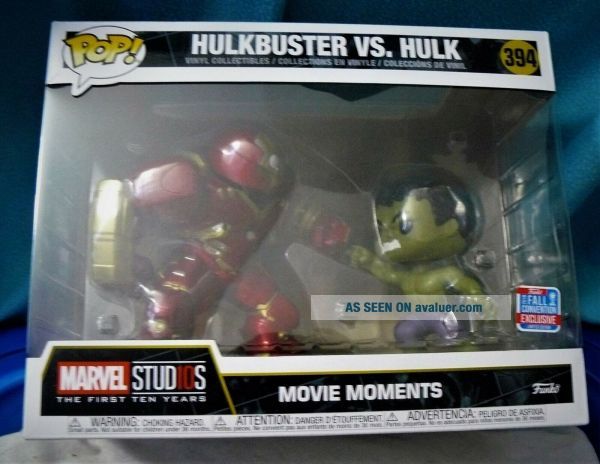HULKBUSTER VS. HULK Funko Pop Marvel Studios Fall Convention Exclusive ...