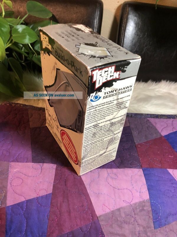 Vintage Tech Deck Tony Hawk Big Sounds Vertical Ramp W/Board MIB ...