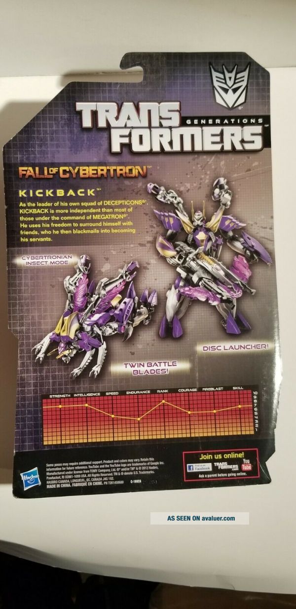 Transformers Generations Fall Of Cybertron Kickback FOC | #39361691