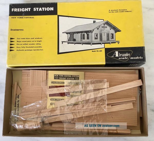 Vintage Alexander Scale Models RS - 622 York Central Freight Station ...