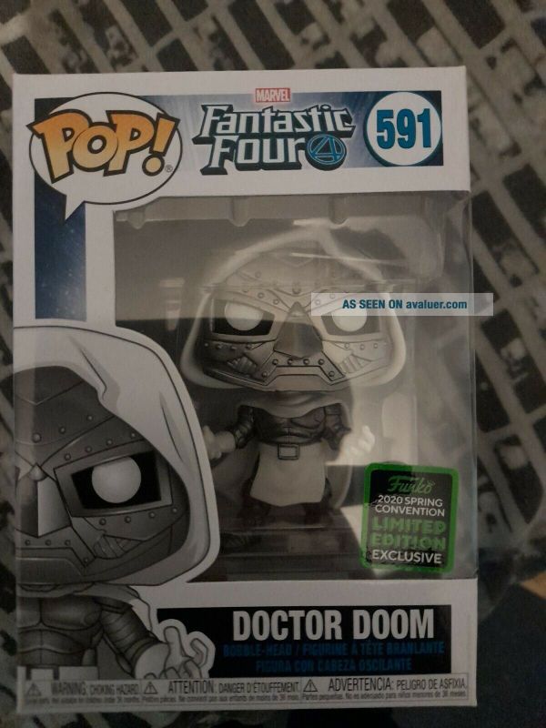 FANTASTIC FOUR - DOCTOR DOOM (SPRING CON 2020) FUNKO POP VINYL FIGURE ...