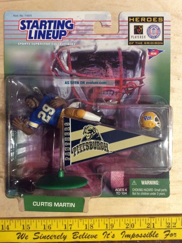 NFL Football Starting Lineup Heroes Of The Gridiron Curtis Martin ...