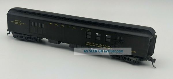 Santa Fe US Mail Baggage Car 1307 Rivarossi HO Scale Model Train ...