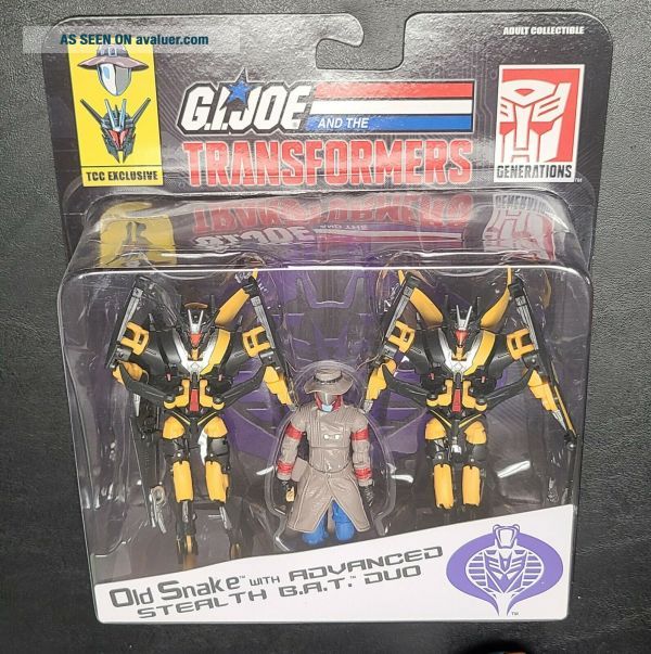 GI Joe 2015 GI Joe And The Transformers Old Snake W 2 Advanced Stealth ...