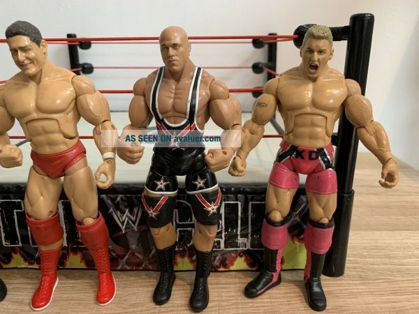 WWE WWF Jakks Deluxe Aggression X4 Wrestling Action Figures In VGC ...