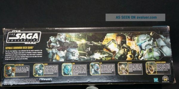 Star Wars Republic Commando Delta Squad RC Clone Boss Fixer Sev Scorch ...