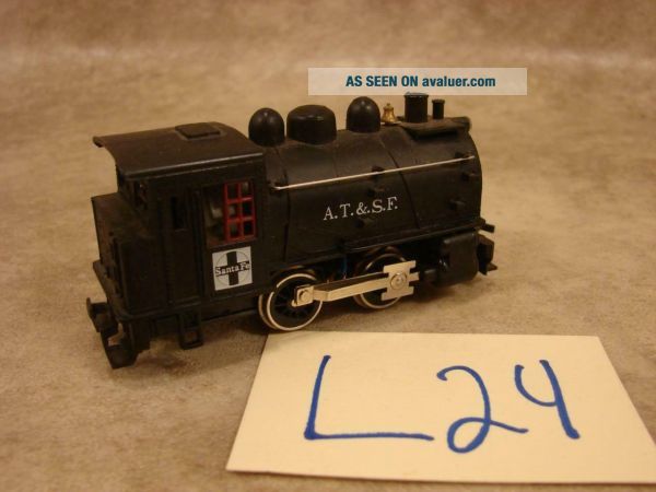 L24B VINTAGE HO SCALE TRAIN STEAM SWITCHER ENGINE AT&SF SANTA FE LIFE ...