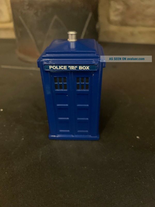 Doctor Who TARDIS Police Box & 4th Dr Tom Baker Corgi Diecast Metal ...