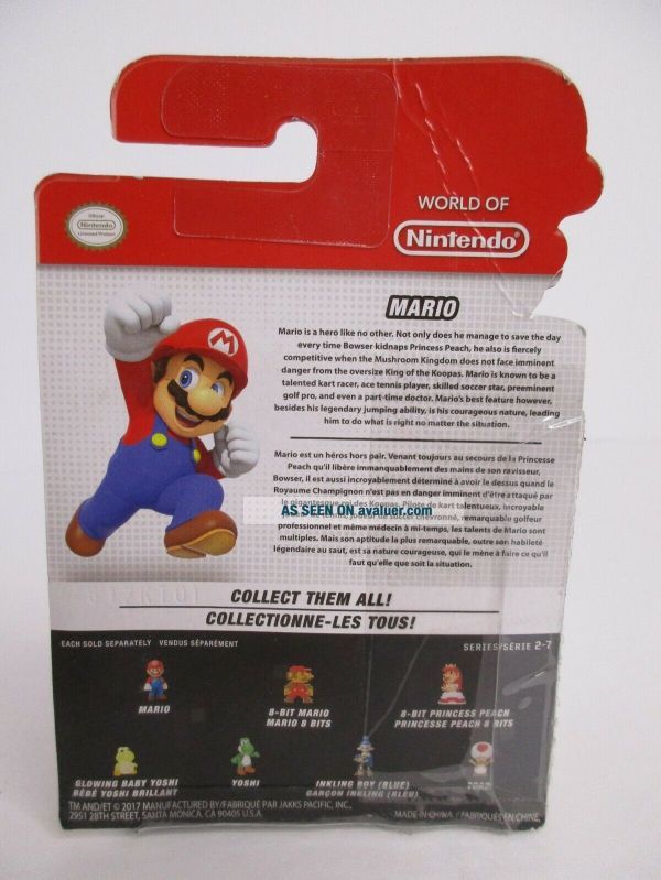 World Of Nintendo Standing Mario Mario Figure Jakks G1 | #39448514