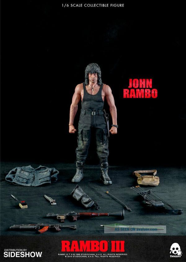 1/6 Scale Rambo III John Rambo Figure ThreeZero 905542 | #39522816