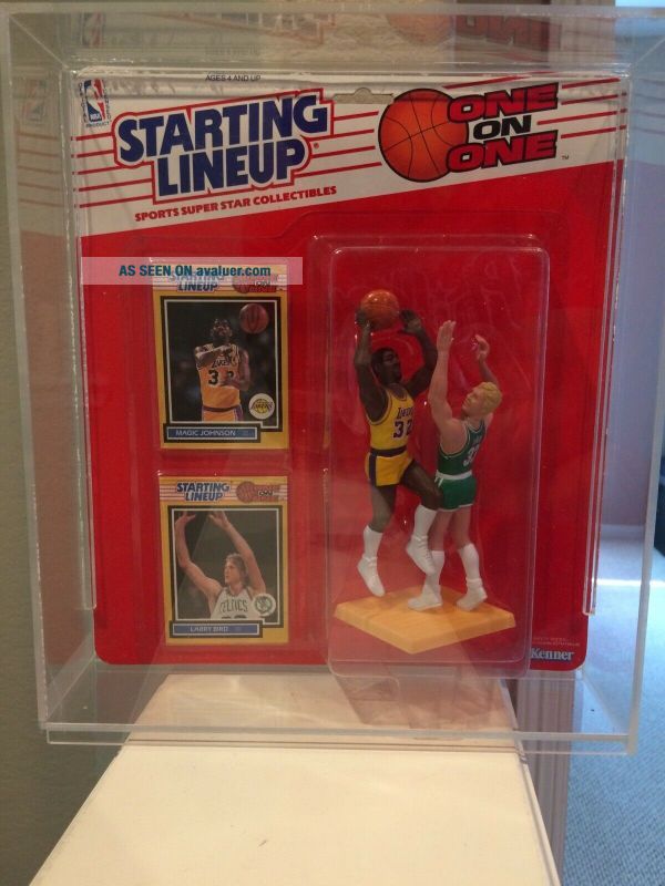 1989 Magic Johnson Larry Bird One On One NBA Starting Lineup With ...