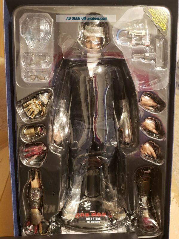 Hot Toys Iron Man 3 Tony Stark The Mechanic 1/6th Scale Action Figure ...