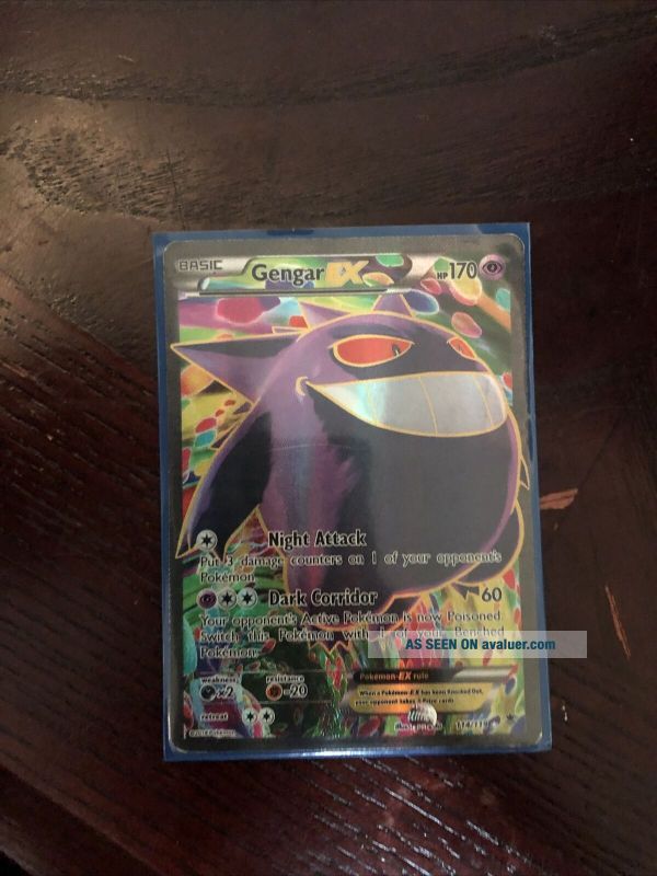 Pokemon Gengar EX 114/119 Phantom Forces Full Art Ultra Rare NM/M Card ...
