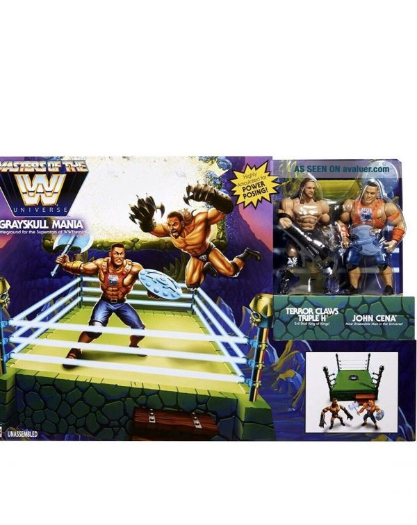 WWE Masters Of The Universe Greyskull Ring MOTU Mattel WWEternia Cena ...