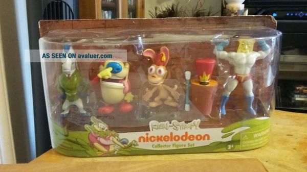Nickelodeon Ren And Stimpy Collector Figure Set 5 Vinyl Figures | #39562153
