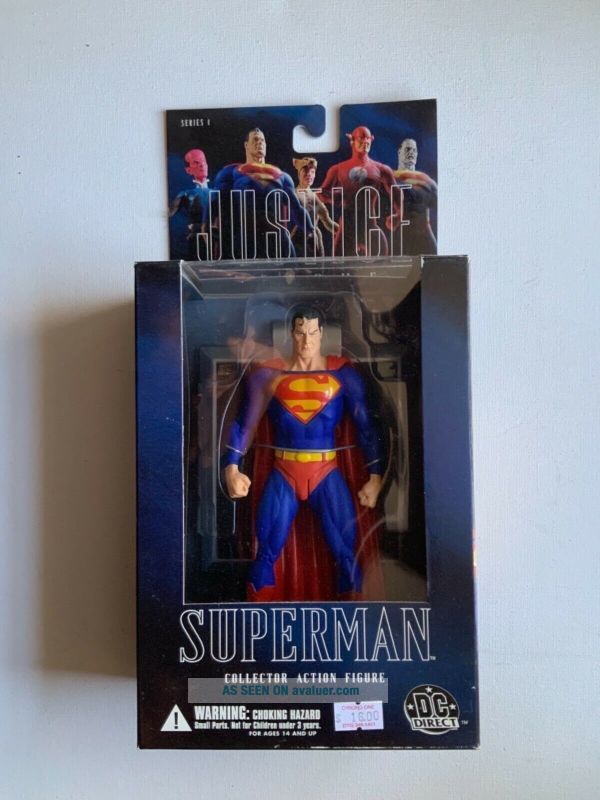 DC Direct Alex Ross Justice League Series 1 SUPERMAN 7 " Action Figure ...