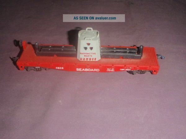 Lionel HO Scale - Seaboard Radioactive Waste Car - 0805/used Nice ...