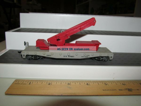 Vintage Lionel US Army 0850 Rocket Missile Launcher Flat Car Train HO ...