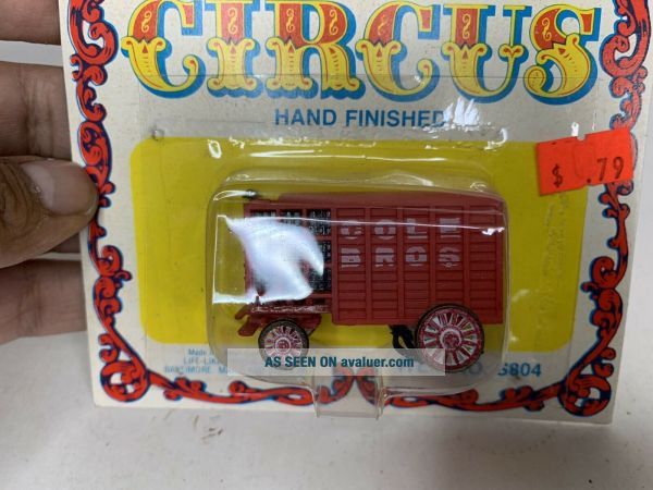B20 Life Like Ho Scale Model Trains Circus Wagon Cole Bros In Card ...