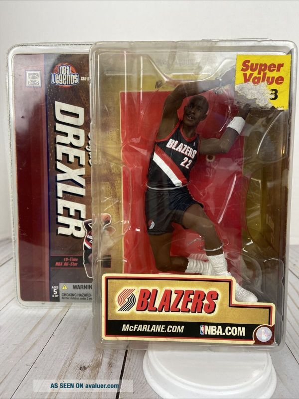 McFarlane NBA Legends Series 2 Clyde Drexler Portland Trail Blazers ...