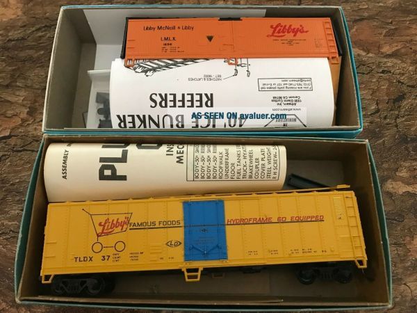 Athearn Blue Box HO Scale LIBBY ' S Famous Foods Set Of 2 Box Cars 1 ...