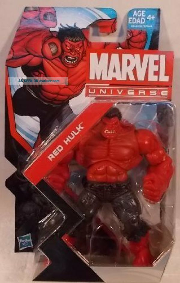 Marvel Universe Red Hulk 3. 75 " Figure By Hasbro (On Card) | #39631017