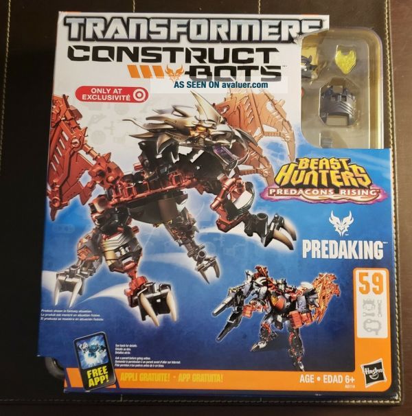 TRANSFORMERS PREDAKING Construct Bots Build Your Own Transformer Target ...