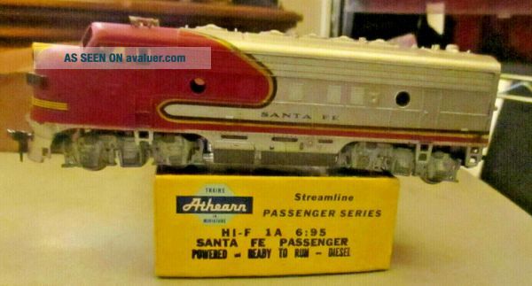 ATHEARN HO SCALE SANTA FE PASSENGER LOCOMOTIVE RUNS WELL OB | #39629510