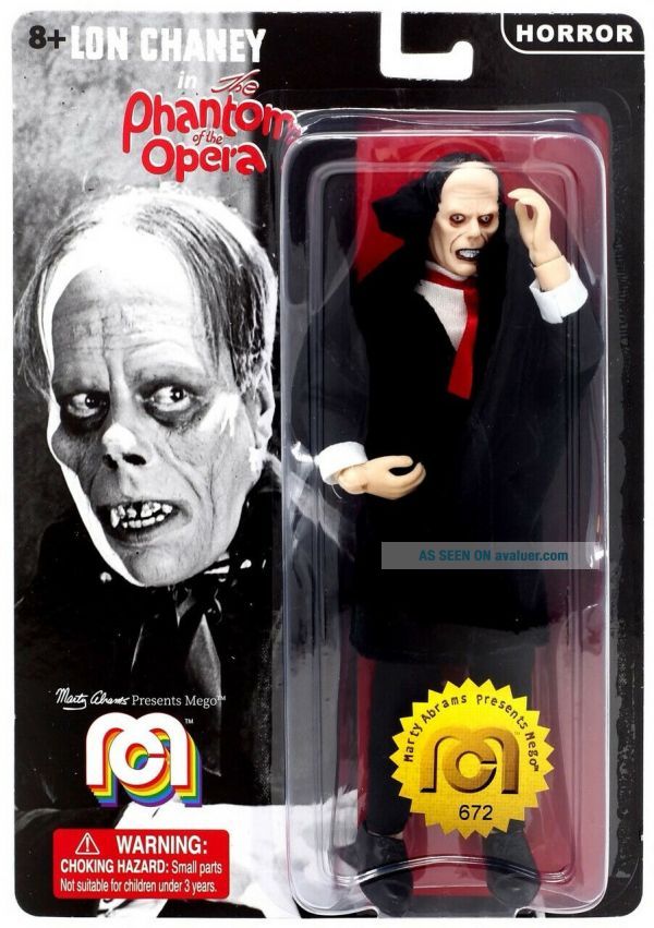 MEGO Horror The Phantom Of The Opera 8 " Inch Action Figure Lon Chaney ...