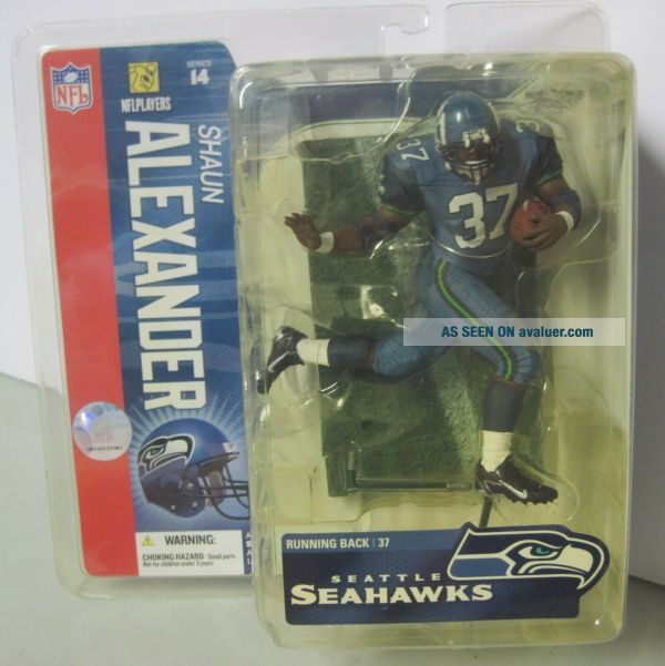 MISP McFARLANE NFL SERIES 14 SEATTLE SEAHAWKS SHAUN ALEXANDER ACTION ...