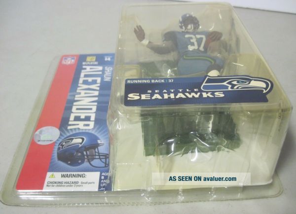 MISP McFARLANE NFL SERIES 14 SEATTLE SEAHAWKS SHAUN ALEXANDER ACTION ...