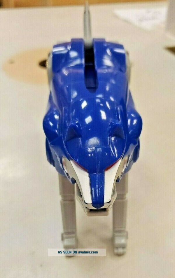 Vintage Mighty Morphin Power Rangers Deluxe Ninja Megazord Blue Wolf ...