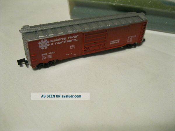 Con - Cor N Scale Train Car Sabine River Panel Box Car 1452 Q | #39655141