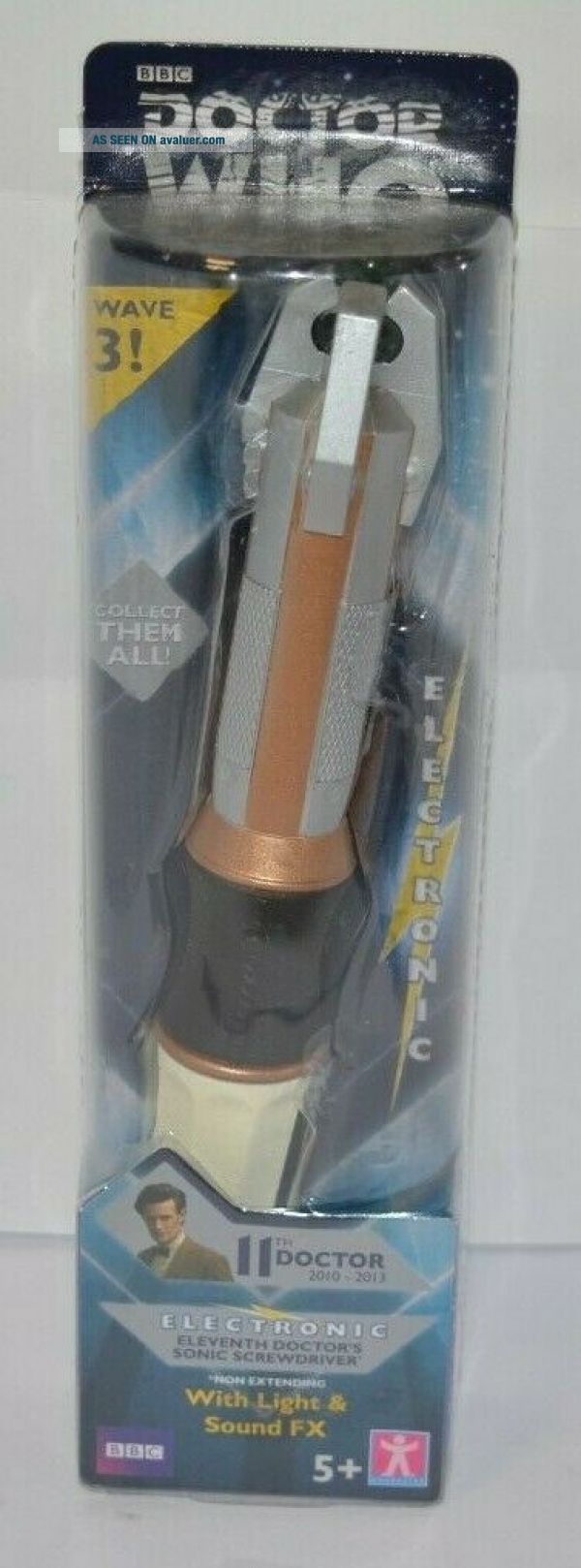 DOCTOR WHO 11TH DOCTOR ELECTRONIC SONIC SCREWDRIVER WITH LIGHT AND ...