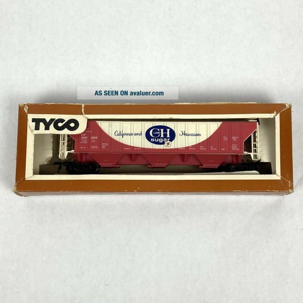 Tyco HO Scale C&H Sugar UP 960082 Covered Hopper Train Car Railroad ...