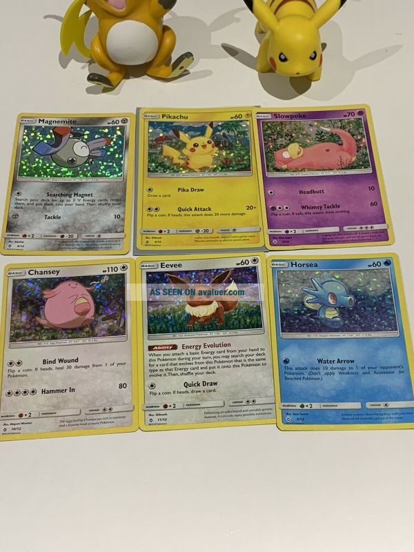 Mcdonalds 2018 Pokemon Card Half Of Full Set Including Pikachu 4/12 NM ...