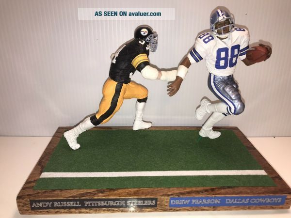 NFL Custom McFarlane Football Cowboys Drew Pearson TD VS Steelers Andy ...